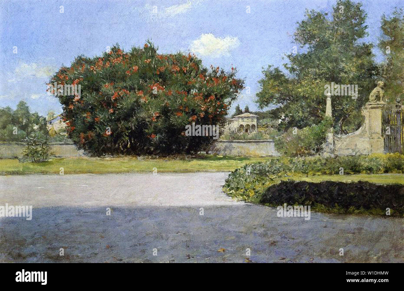 William Merritt Chase - Big Oleander 1907 Stock Photo - Alamy