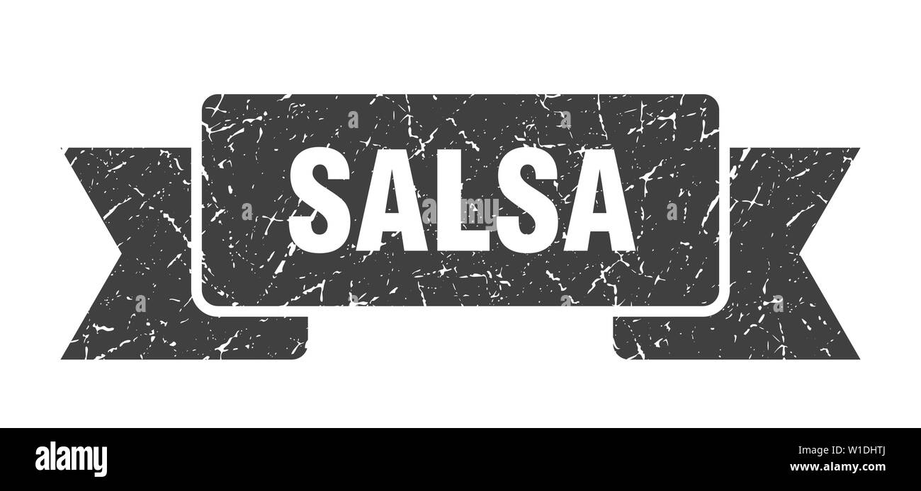 salsa grunge ribbon. salsa sign. salsa banner Stock Vector Image & Art ...