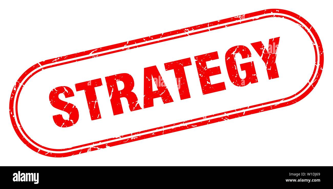 strategy stamp. strategy square grunge sign. strategy Stock Vector ...