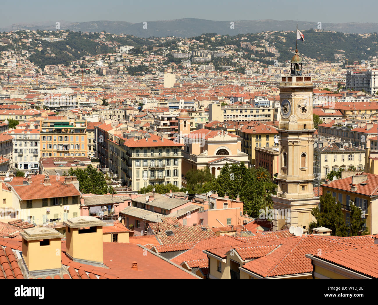 Cityscape of Nice, France. Panorama of the Nice Stock Photo - Alamy