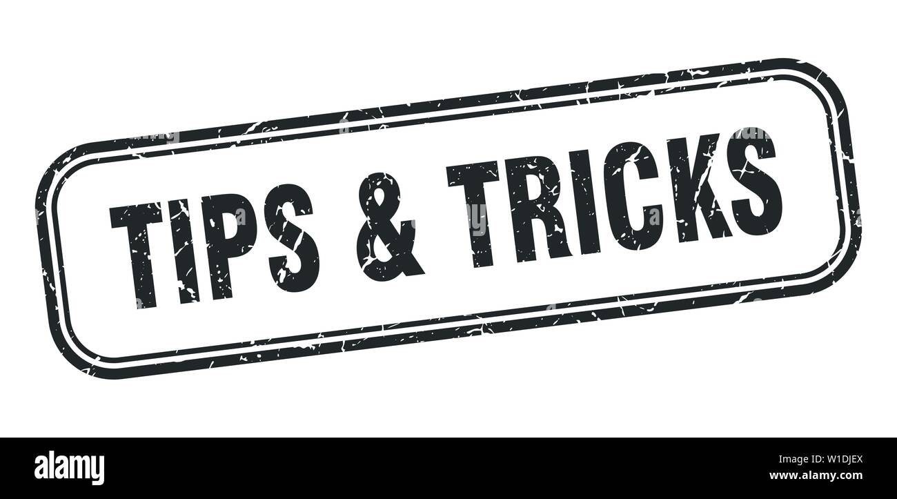 tips & tricks stamp. tips & tricks square grunge sign. tips & tricks ...
