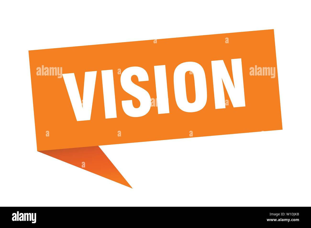 vision speech bubble. vision sign. vision banner Stock Vector Image ...