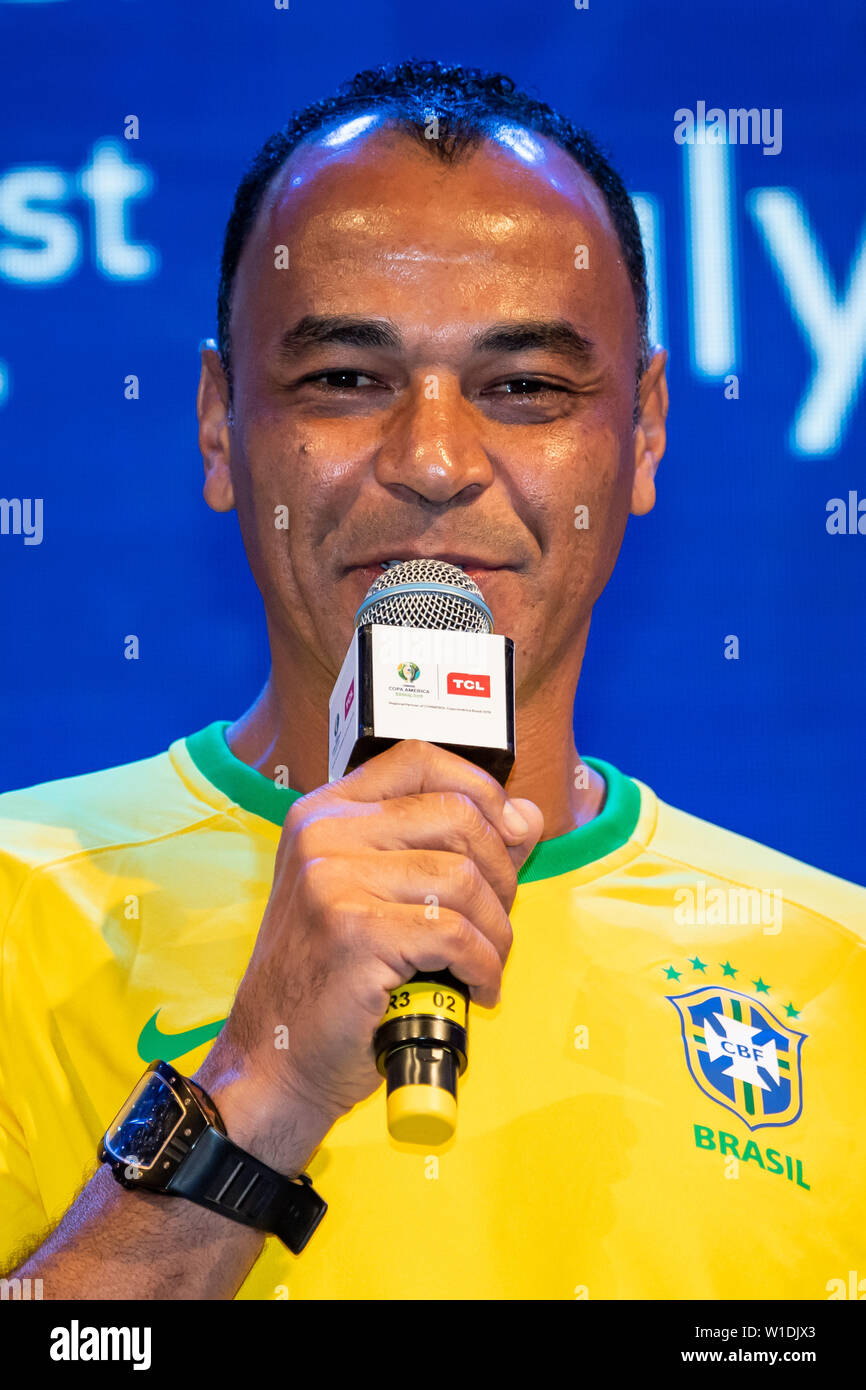 Former Brazilian football player Marcos Evangelista de Morais, known as ...