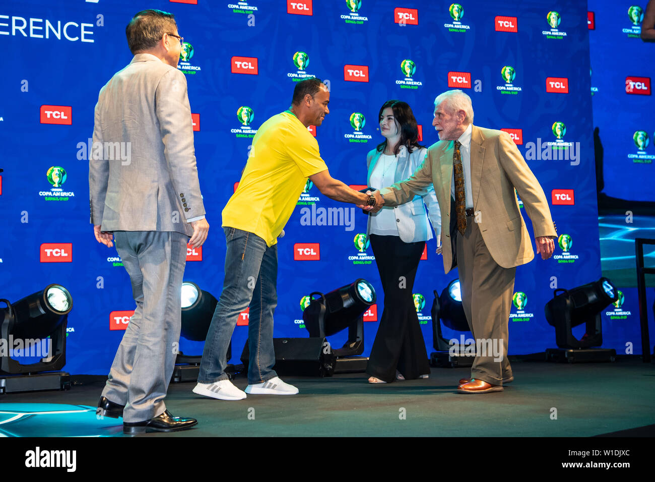 Former Brazilian football player Marcos Evangelista de Morais, known as ...