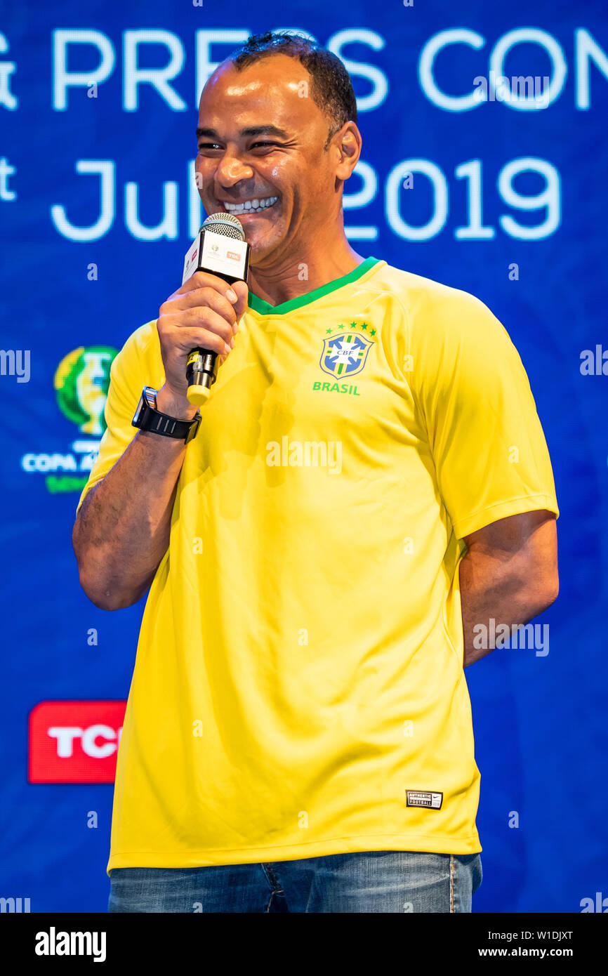 Former Brazilian football player Marcos Evangelista de Morais, known as ...