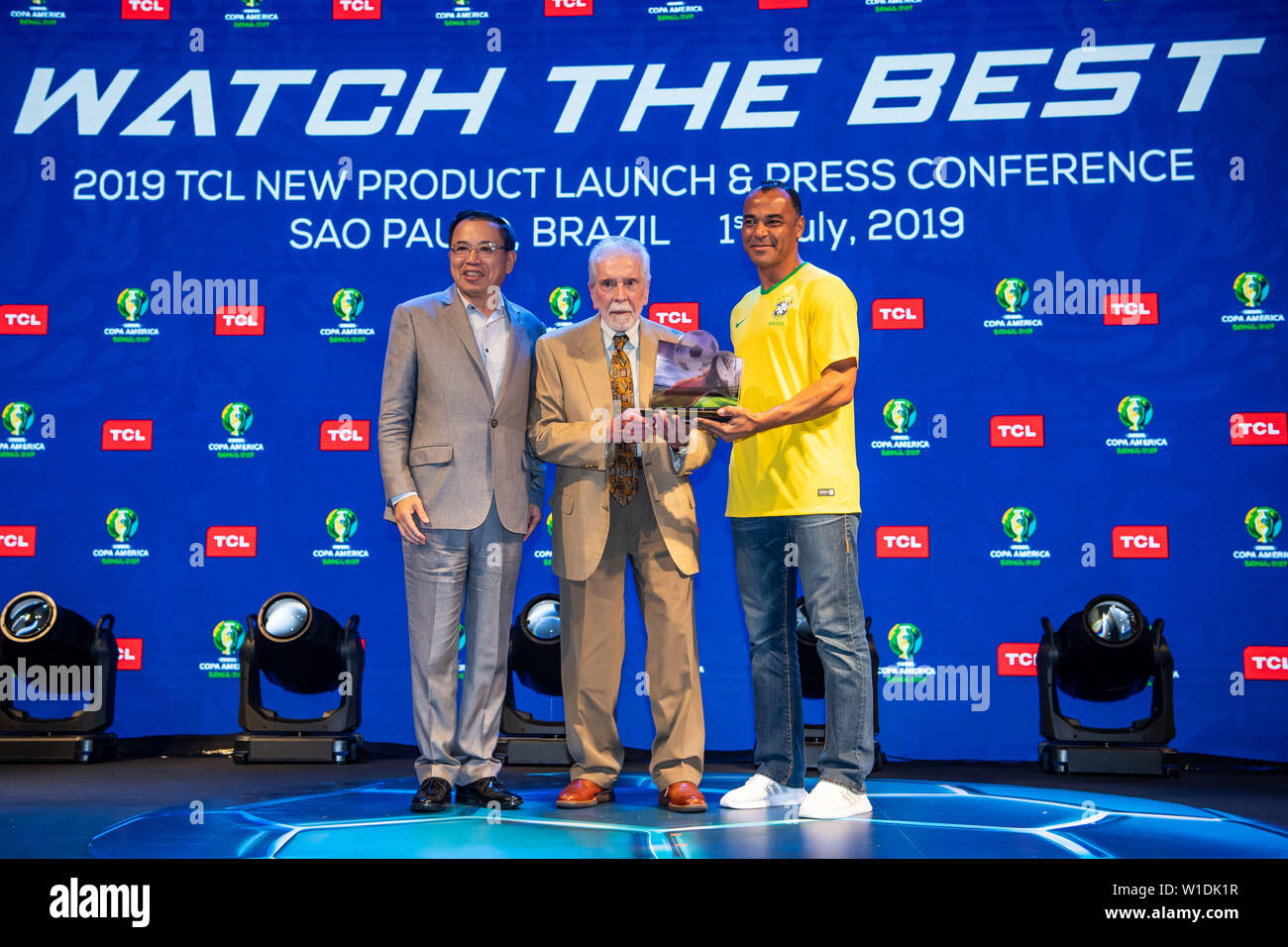 Former Brazilian football player Marcos Evangelista de Morais, known as ...