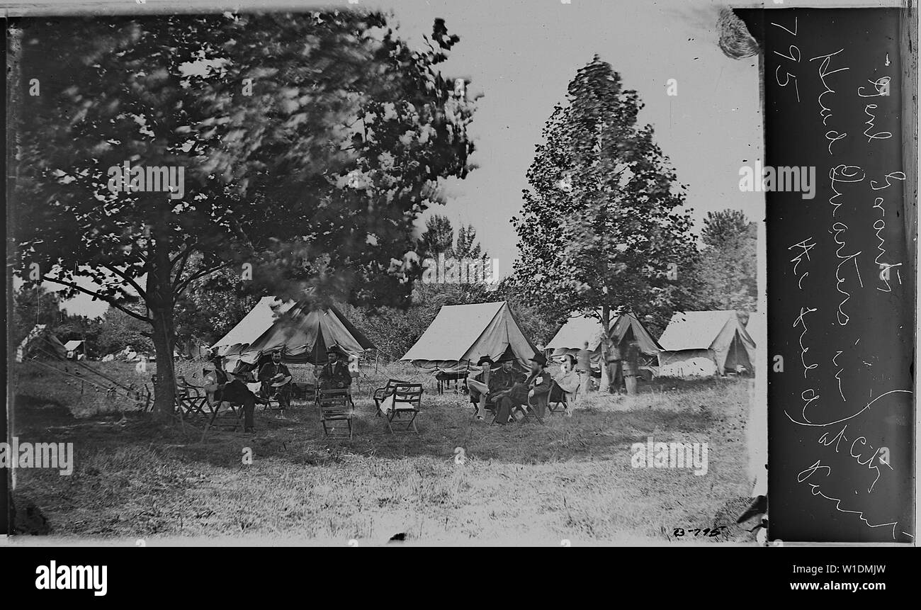 General U.S. Grant's Headquarters in the field at City Point, Va Stock ...