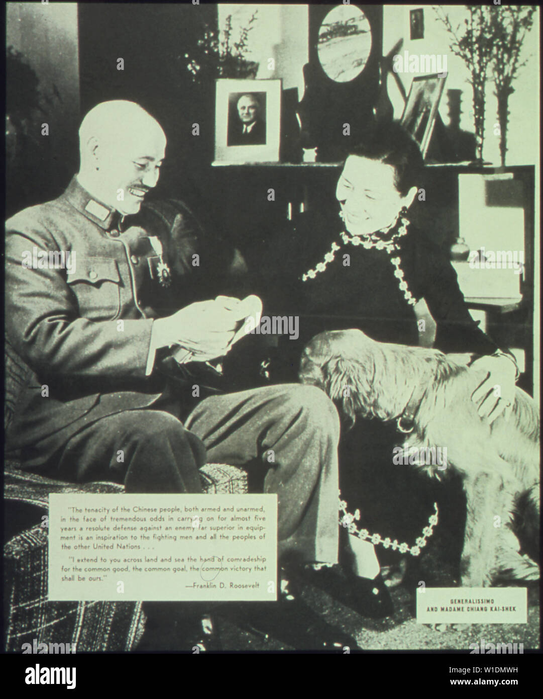 Generalissimo and Madame Chiange Kai-Shek Stock Photo - Alamy