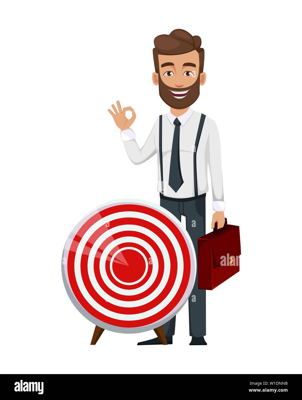 Cartoon target Cut Out Stock Images & Pictures - Alamy