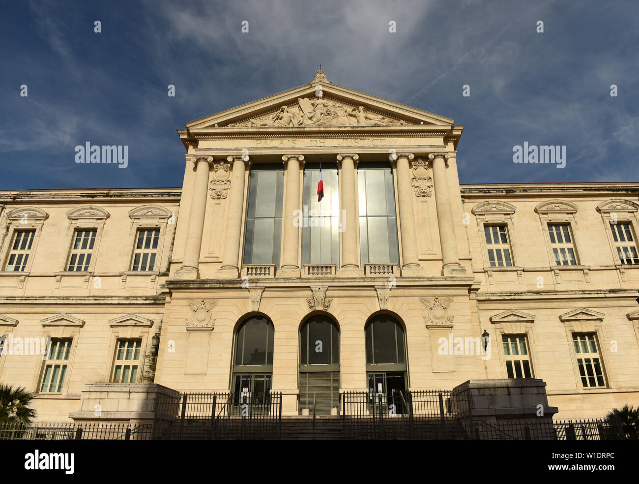 The palais de justice nice old town hi-res stock photography and images ...