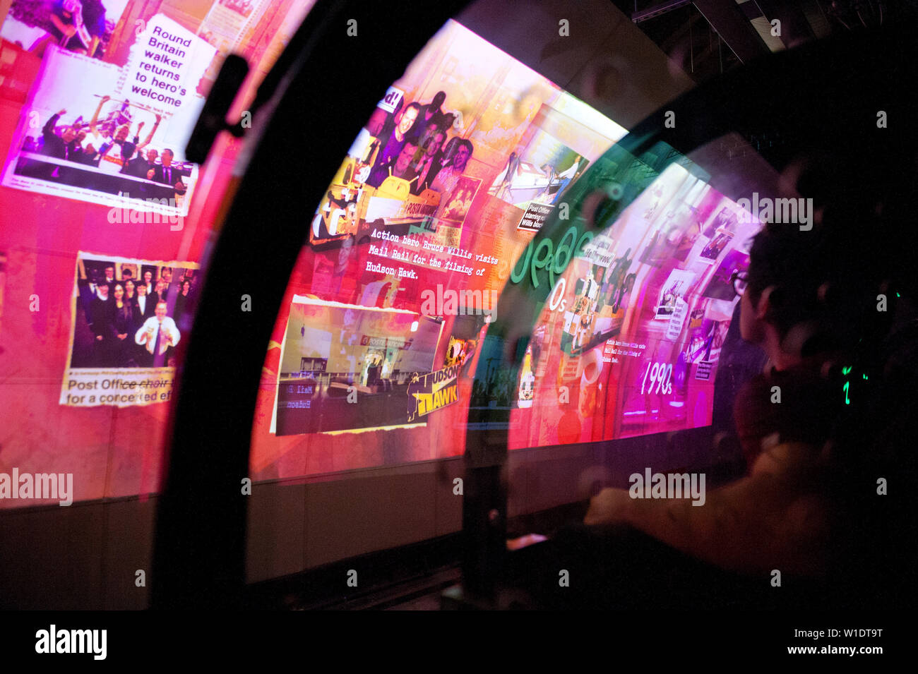 Mail Rail train at the postal museum, London Stock Photo - Alamy