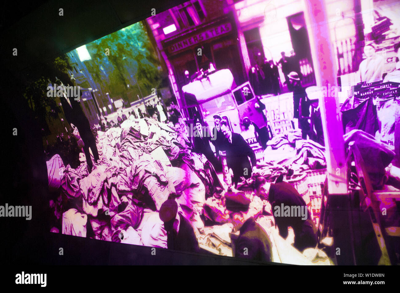 Mail Rail train at the postal museum, London Stock Photo - Alamy