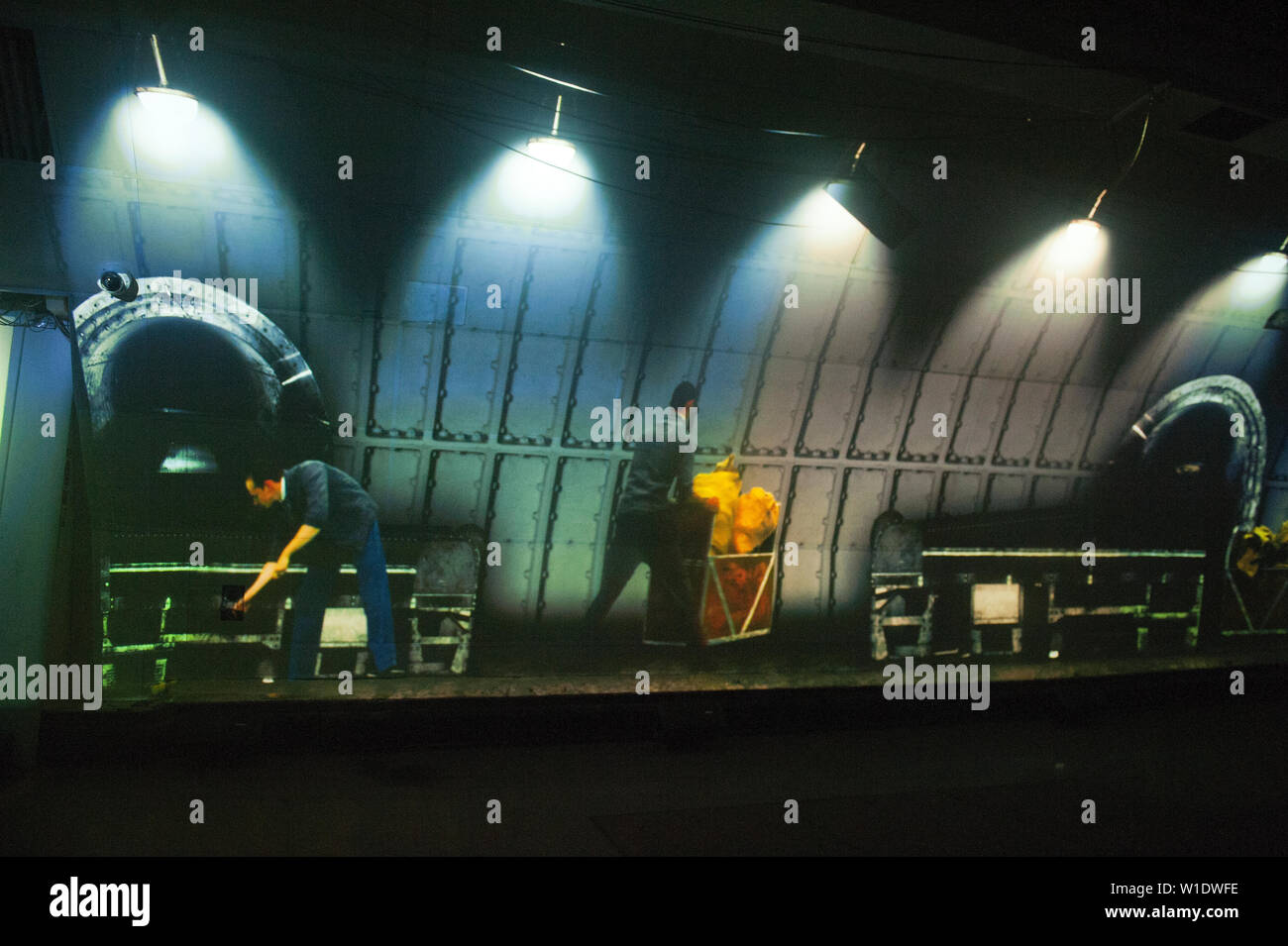 Mail Rail train at the postal museum, London Stock Photo - Alamy