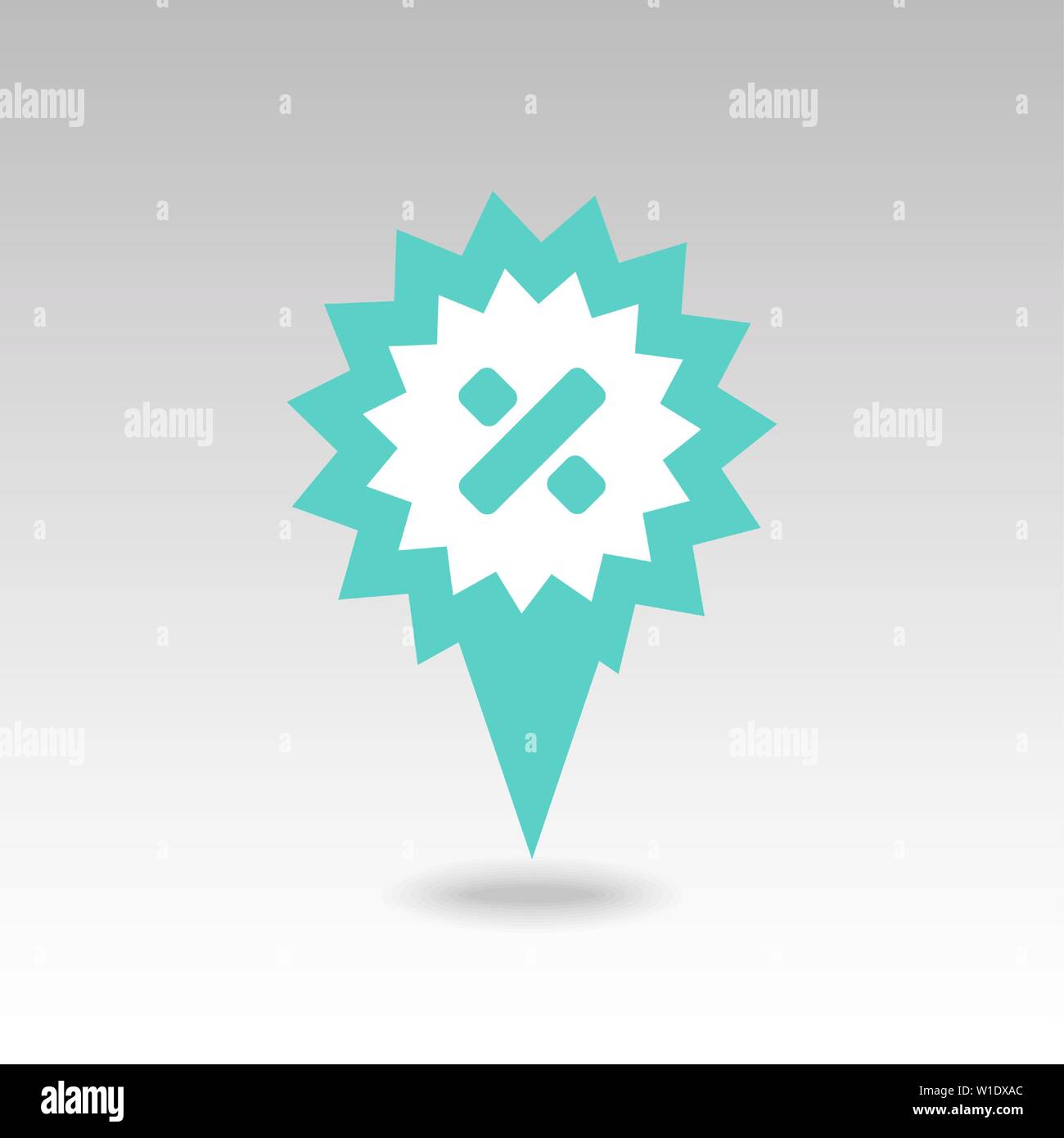 Division pin map icon. Map pointer. Map markers. Destination vector icon. GPS location symbol ...