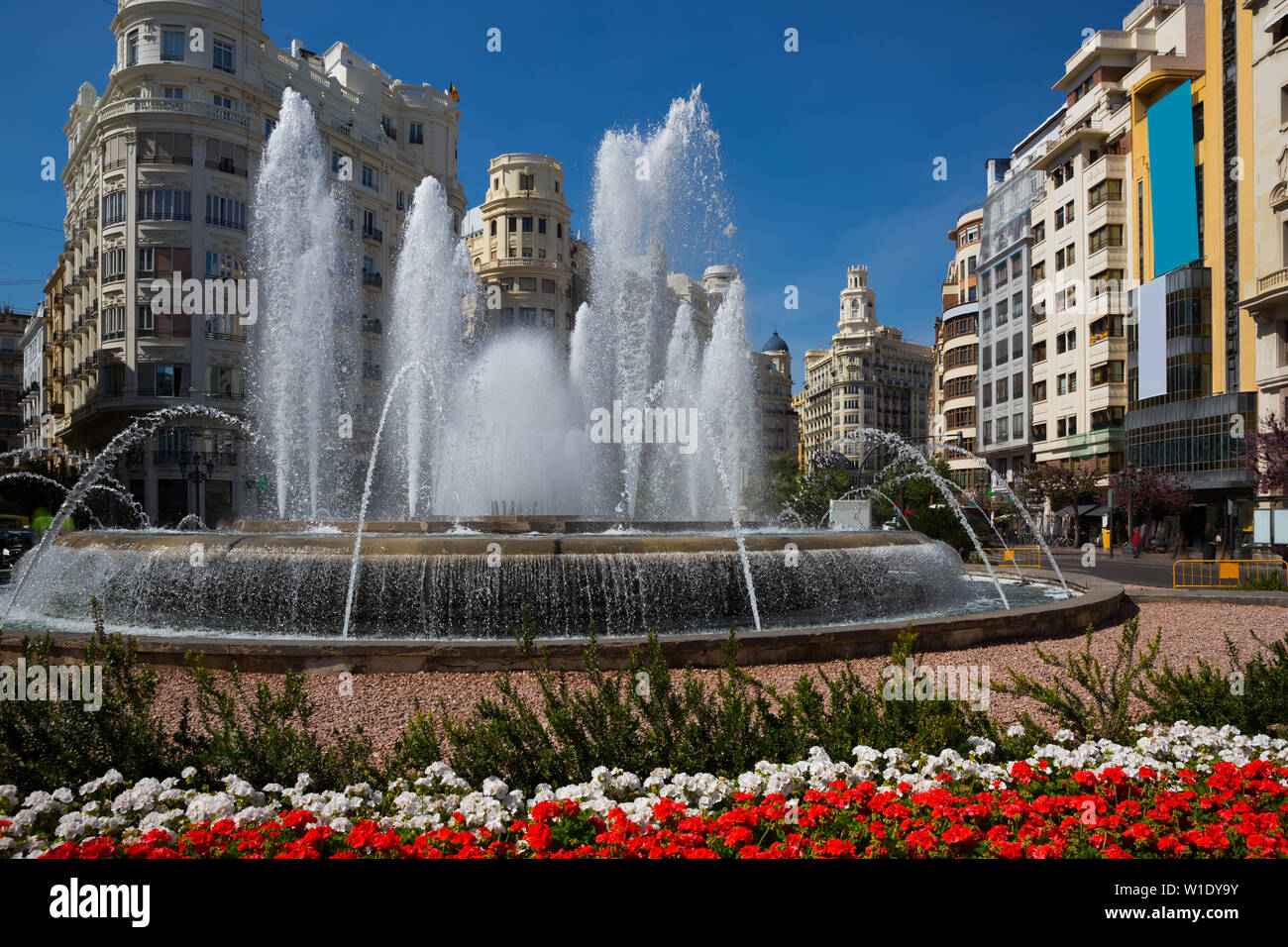 Valencia round square hi-res stock photography and images - Alamy