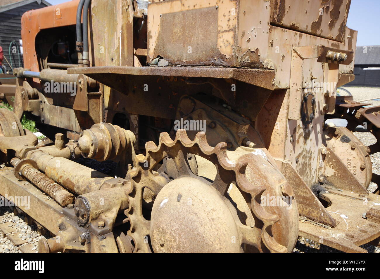 old rusty disused machinery Stock Photo - Alamy
