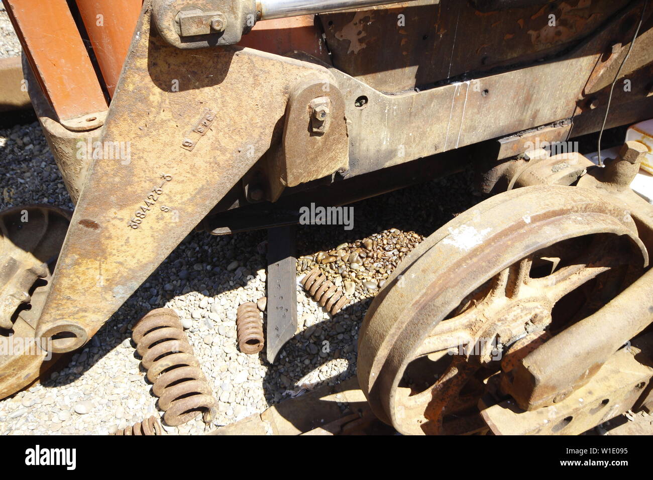 old rusty disused machinery Stock Photo - Alamy