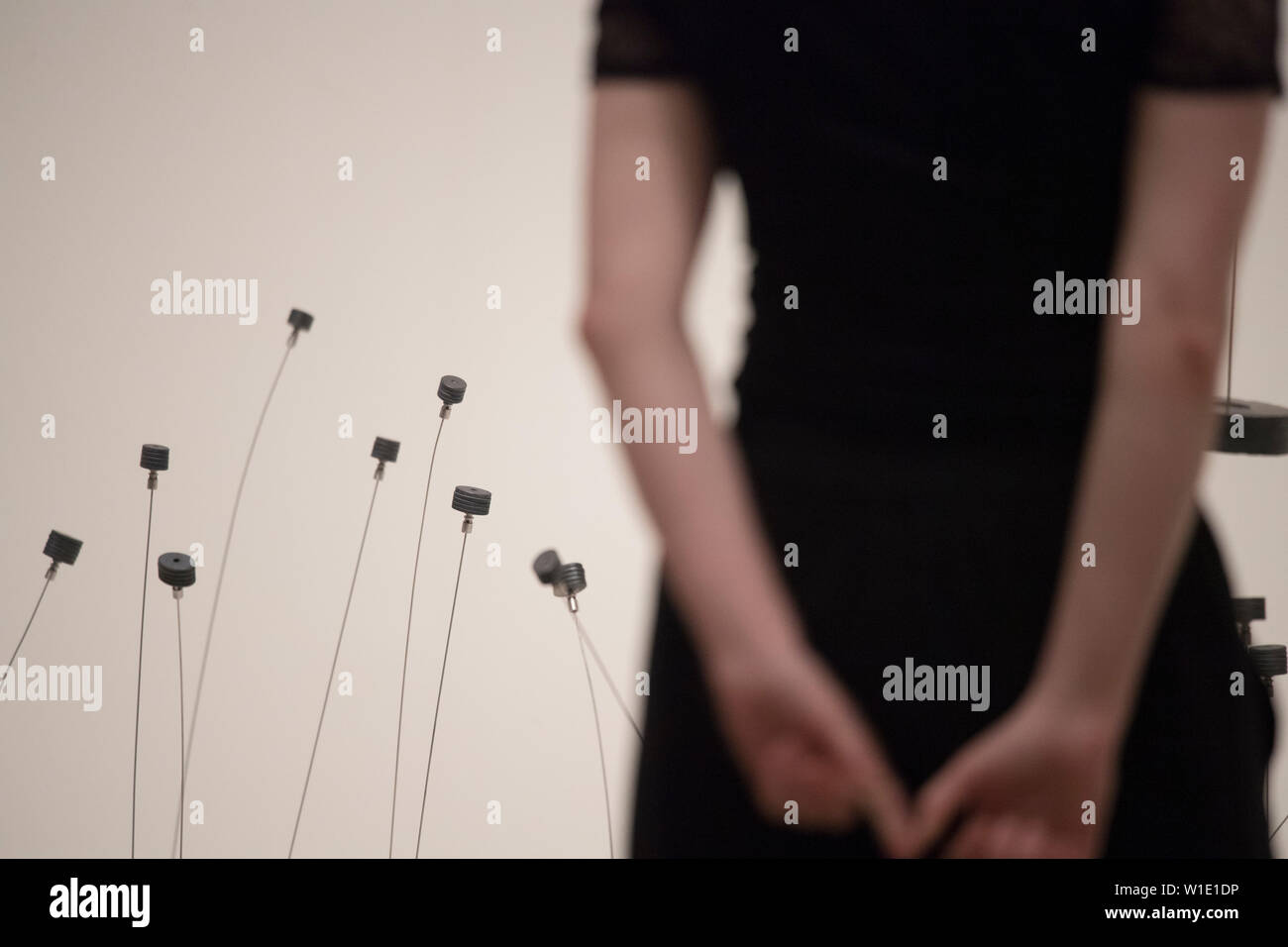 Tate Modern, London, UK. 2nd July 2019. Works by Takis, some of the ...