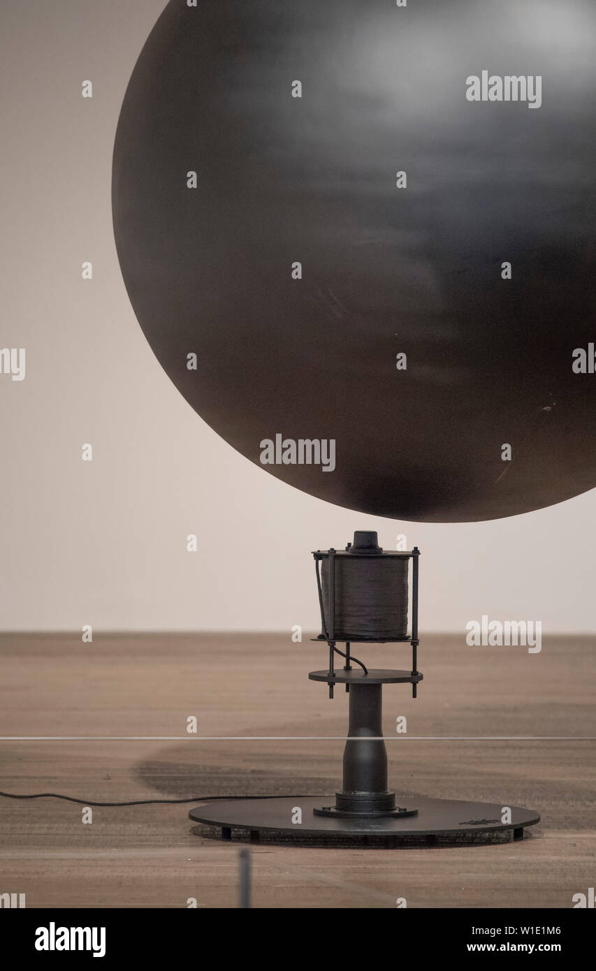 Tate Modern, London, UK. 2nd July 2019. Works by Takis, some of the ...