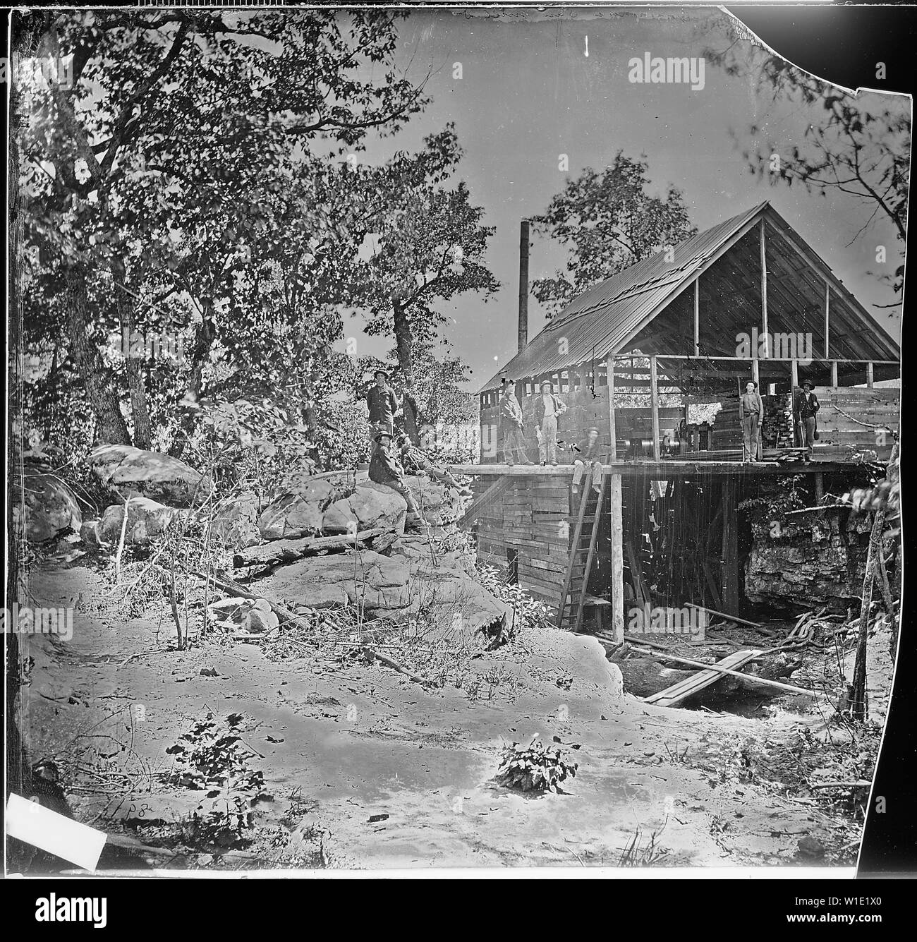 Saw mountain Black and White Stock Photos & Images - Alamy