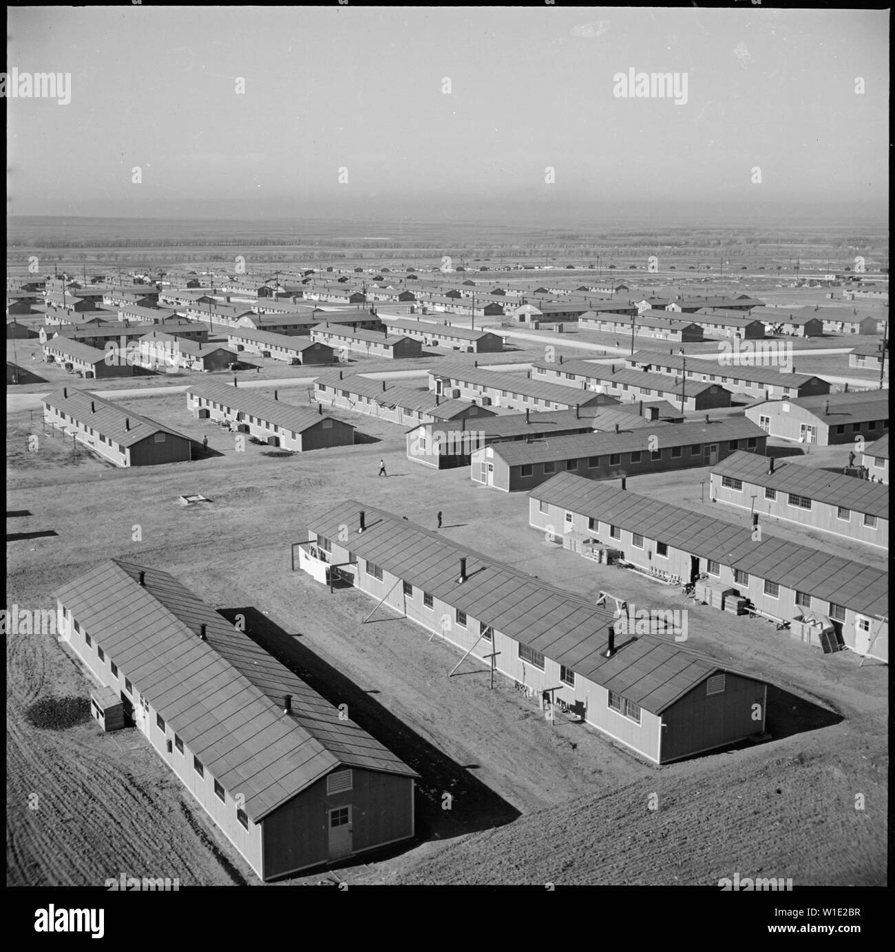Granada Relocation Center, Amache, Colorado. A general all over view of ...