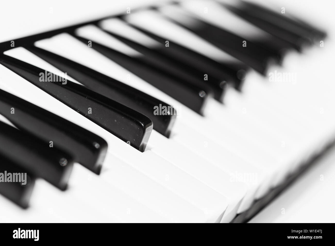 Close-up of Piano Keyboard Stock Photo - Alamy