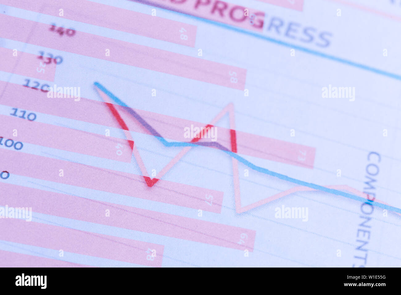 Business Line graph Stock Photo - Alamy