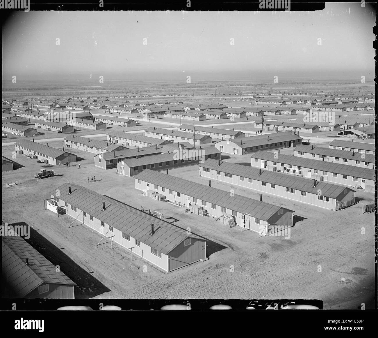 Granada Relocation Center, Amache, Colorado. Overlooking the Amache ...