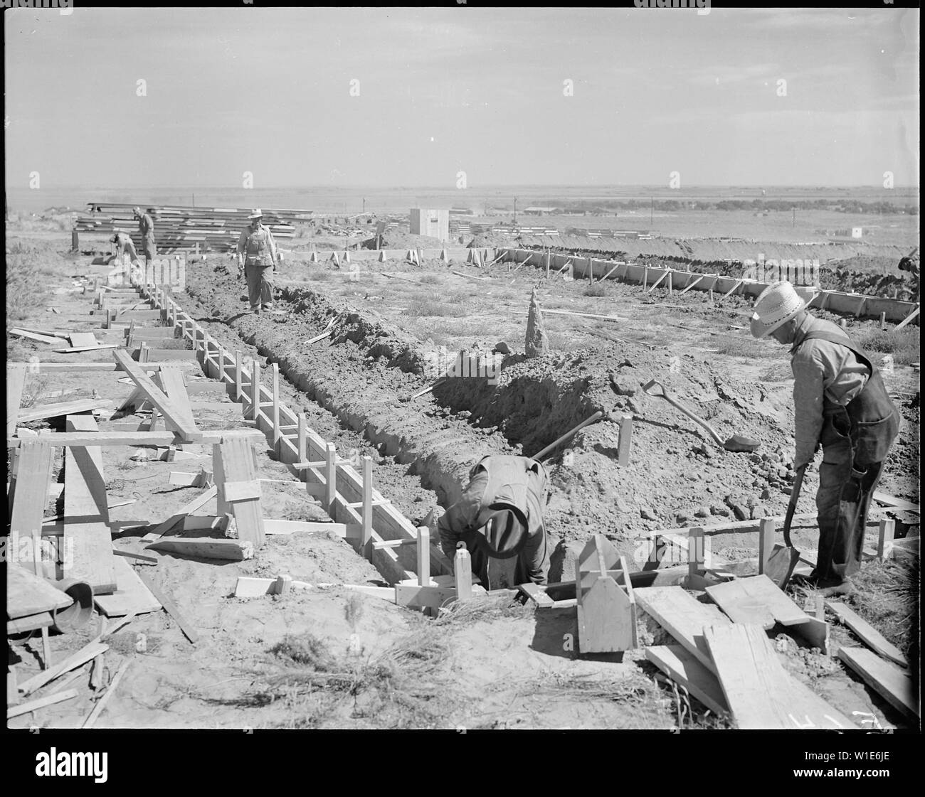 Granada Relocation Center, Amache, Colorado. Typical scene of the ...