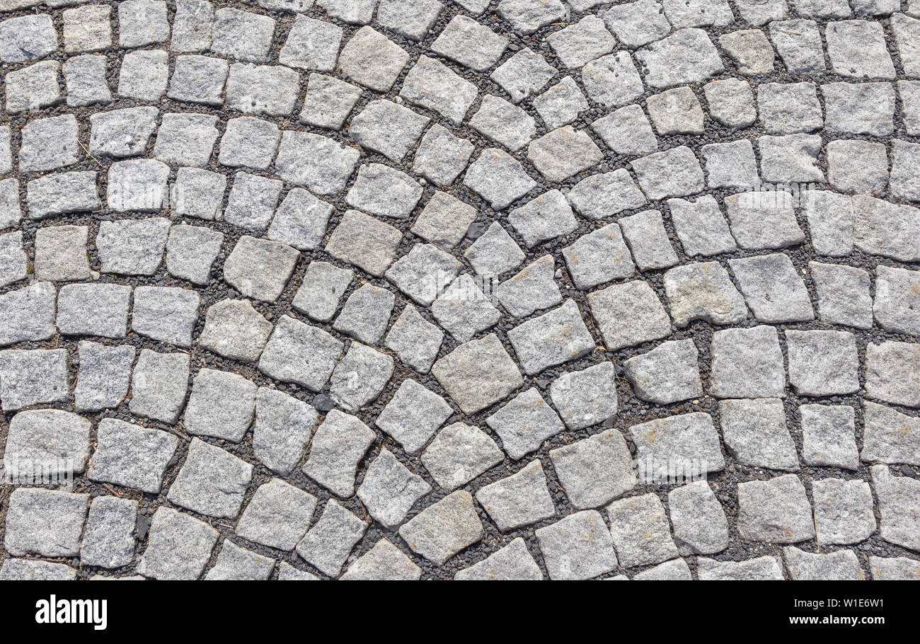 Street pavement blocks. Square shaped pattern. Close-up Stock Photo - Alamy