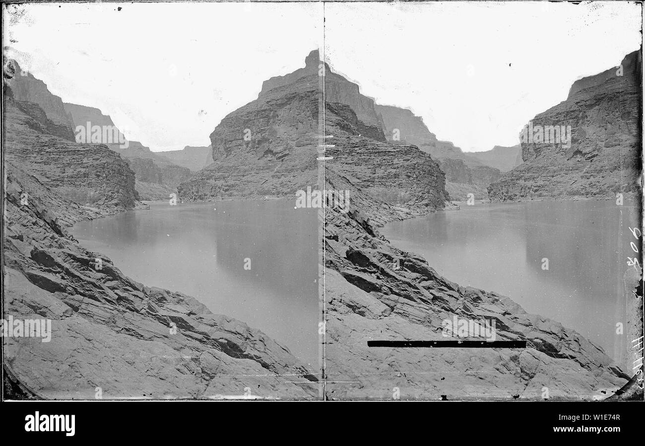Grand Canyon. Looking up river, just below the mouth of Little Colorado ...