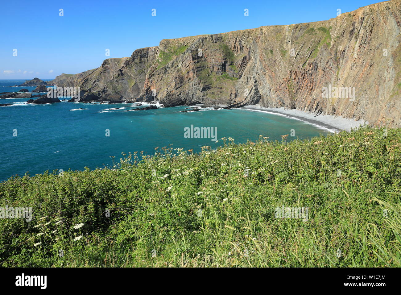 Hartland Quay, North Devon, England, UK Stock Photo - Alamy