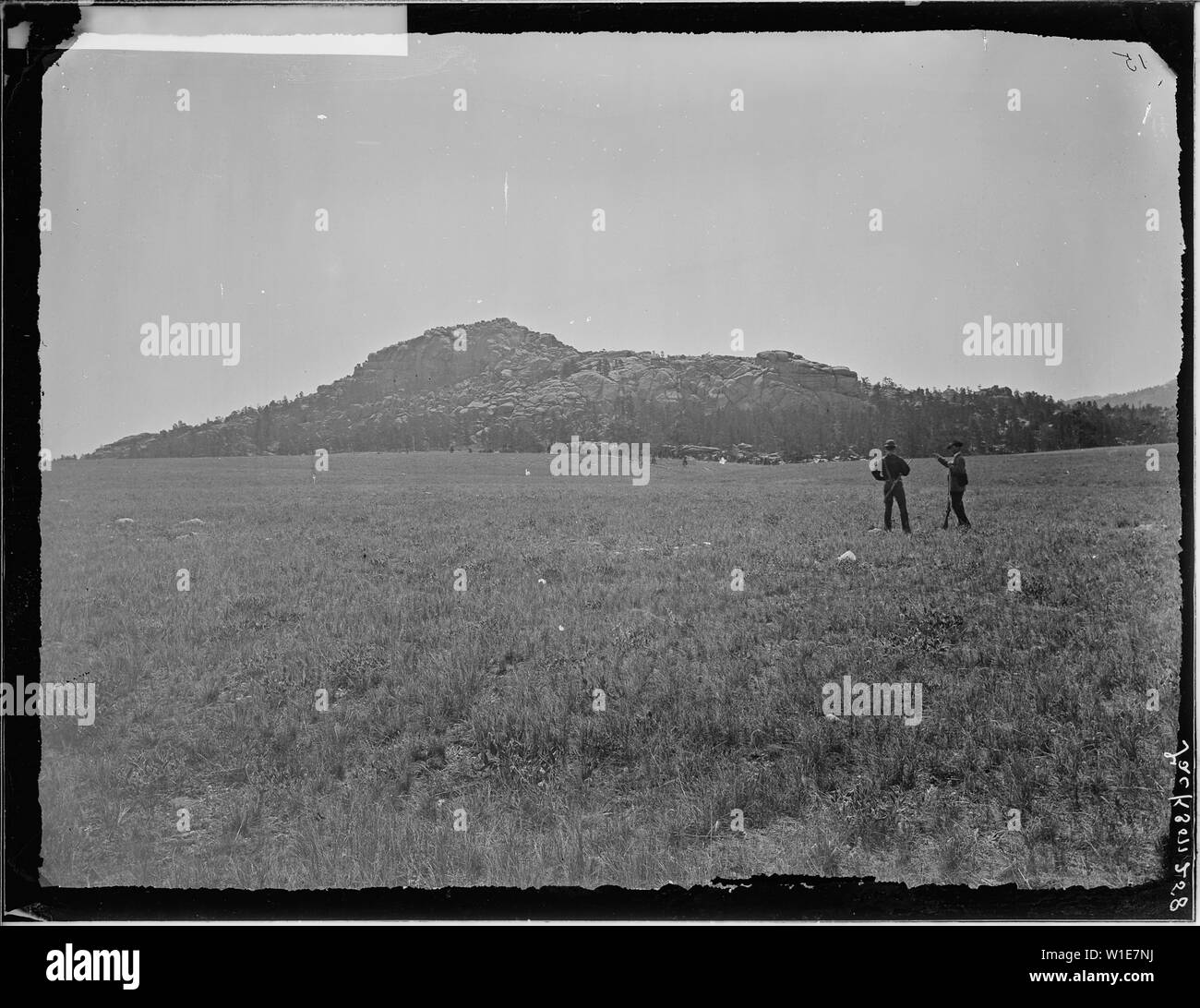 Granite ridges near the eastern base of Laramie Peak. Albany County ...