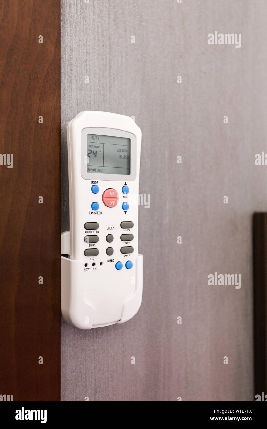 Air conditioning thermostat controller unit Stock Photo - Alamy