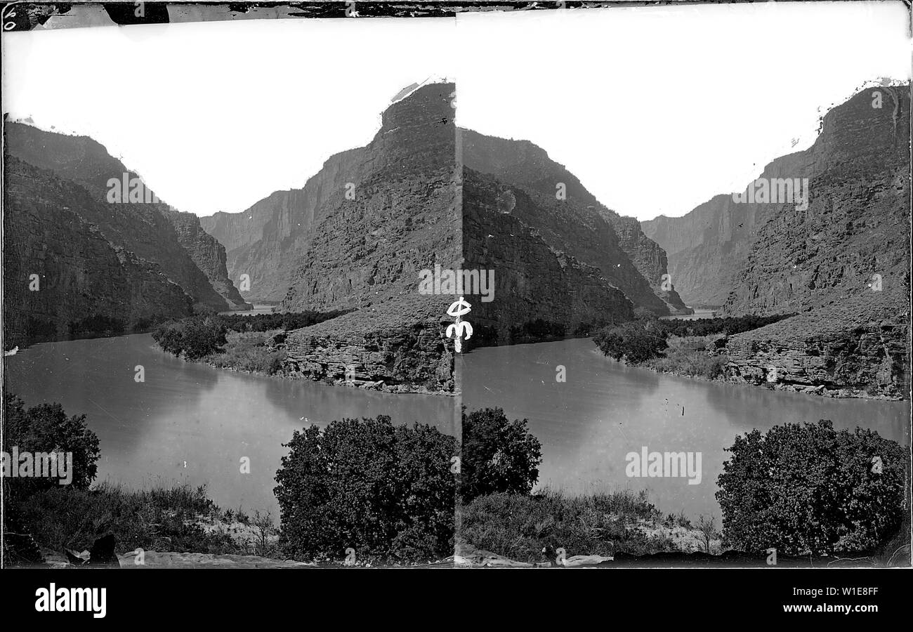 Canyon of lodore green river Black and White Stock Photos & Images - Alamy