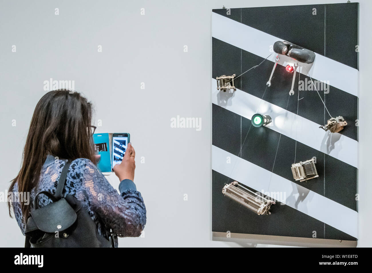 London, UK. 2nd July 2019. Telepainting 1964 - Takis at Tate Modern ...