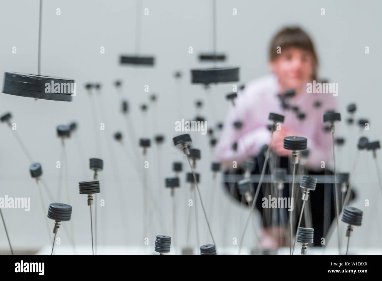 London, UK. 2nd July 2019. Magnetic Fields installation, on display for ...