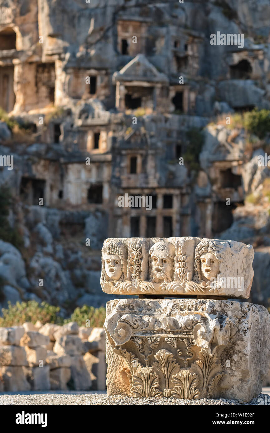 Ruins of the ancient city of Myra Stock Photo - Alamy