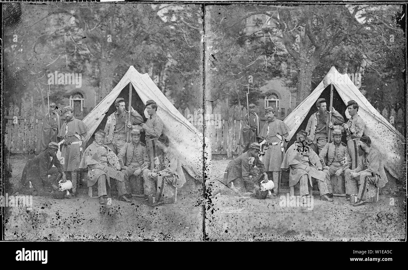 Group of 7th Infantry Stock Photo - Alamy