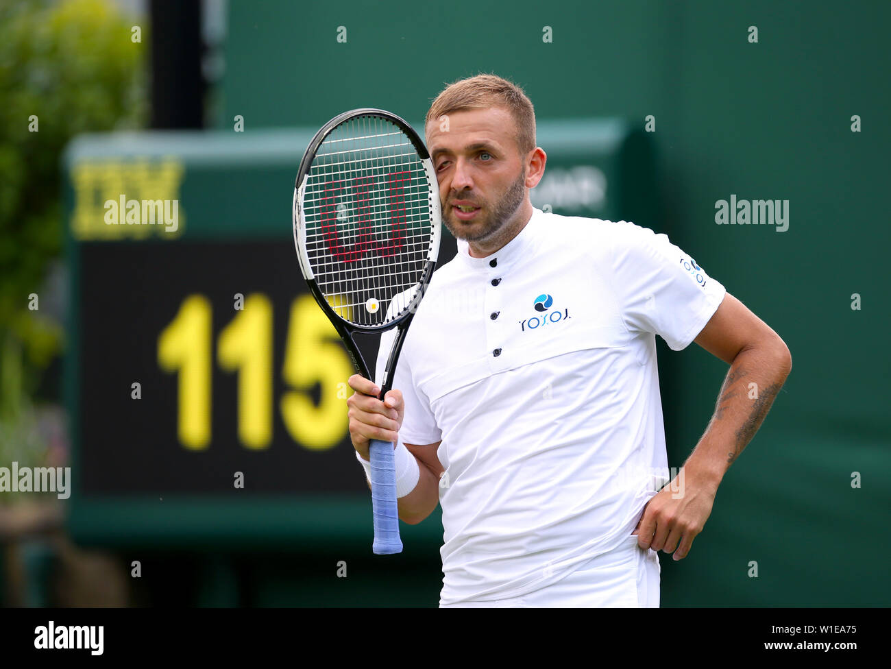 Dan evans reacts hi-res stock photography and images - Alamy