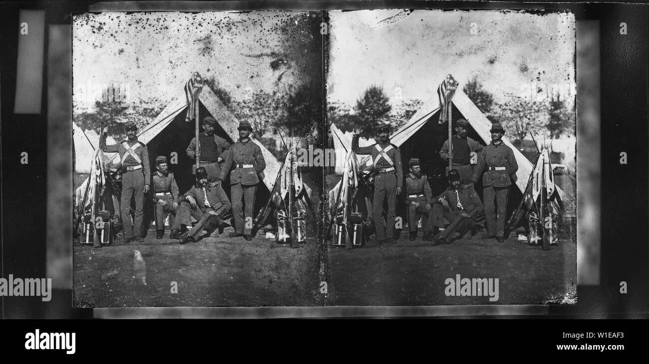 Group of 7th Infantry Stock Photo - Alamy