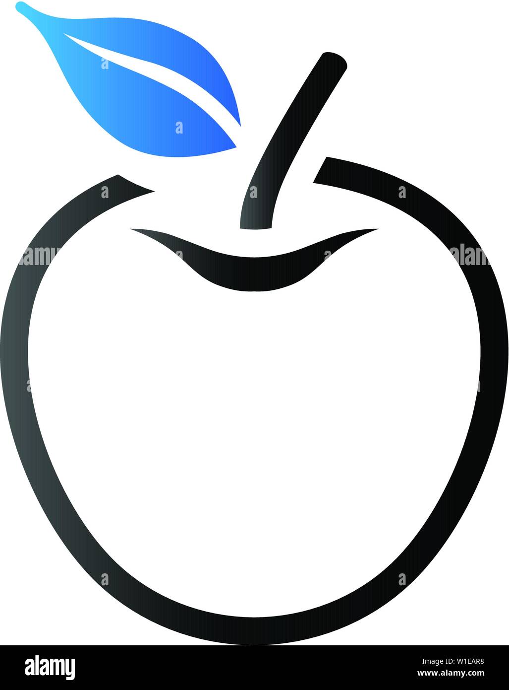 Two tone apple hi-res stock photography and images - Alamy