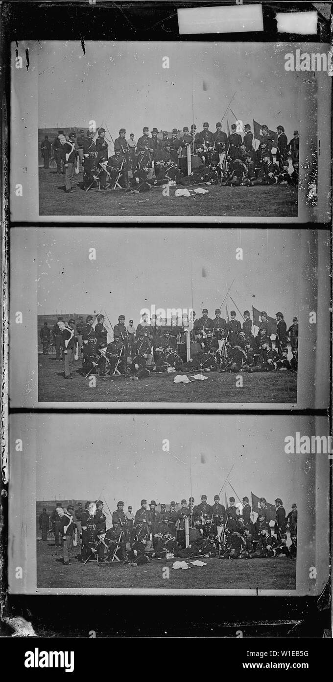 Group of Signal Corps officers at camp of instructions Stock Photo - Alamy