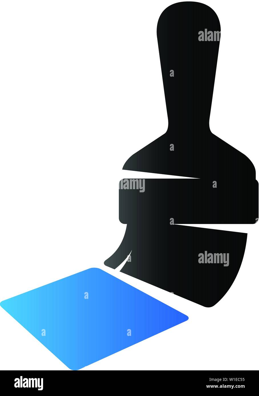 Two tone paint Stock Vector Images - Alamy