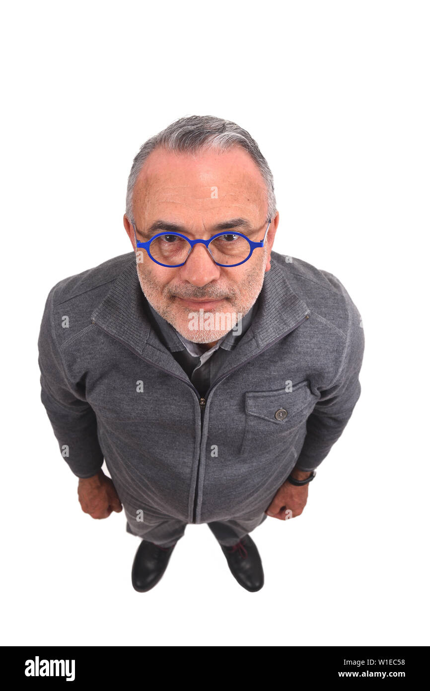 Portrait from happy senior Cut Out Stock Images & Pictures - Alamy