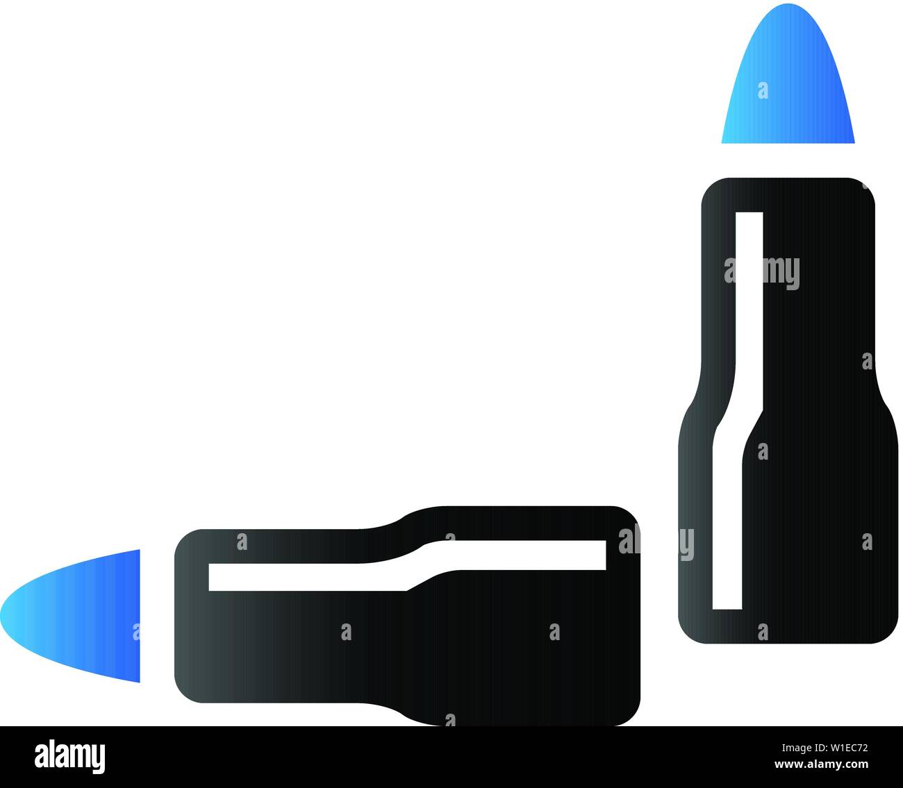 Two bullets Stock Vector Images - Alamy