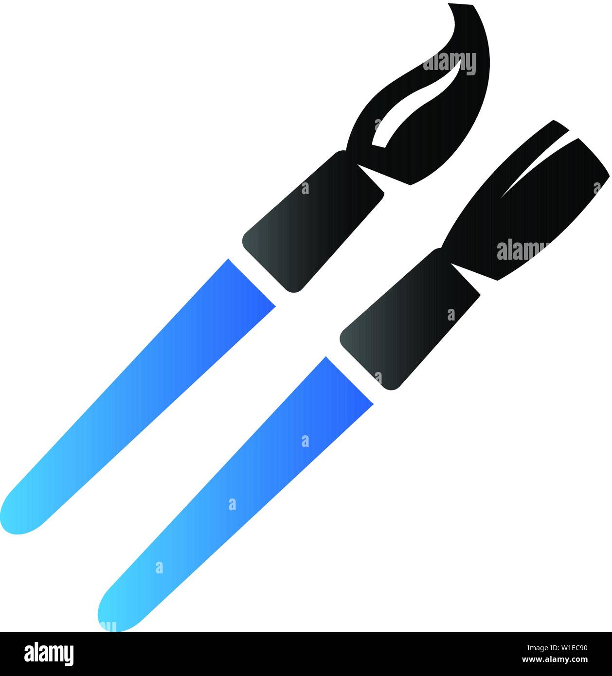 Two tone paint Stock Vector Images - Alamy