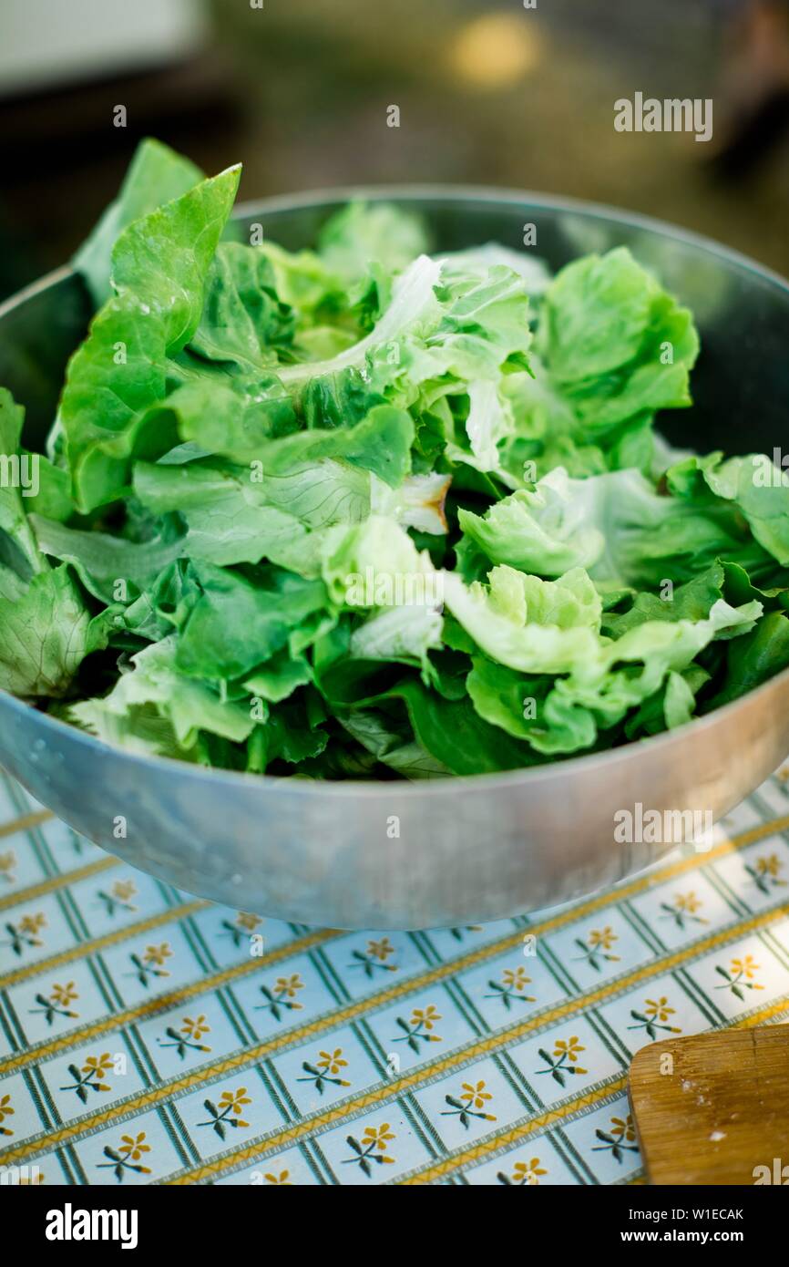 Preparing lettuce leaves hi-res stock photography and images - Alamy
