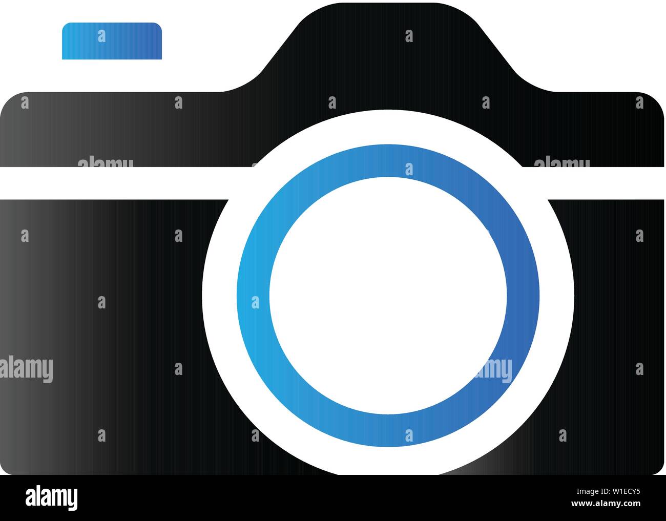Camera icon in duo tone color. Digital photography snapshot Stock ...