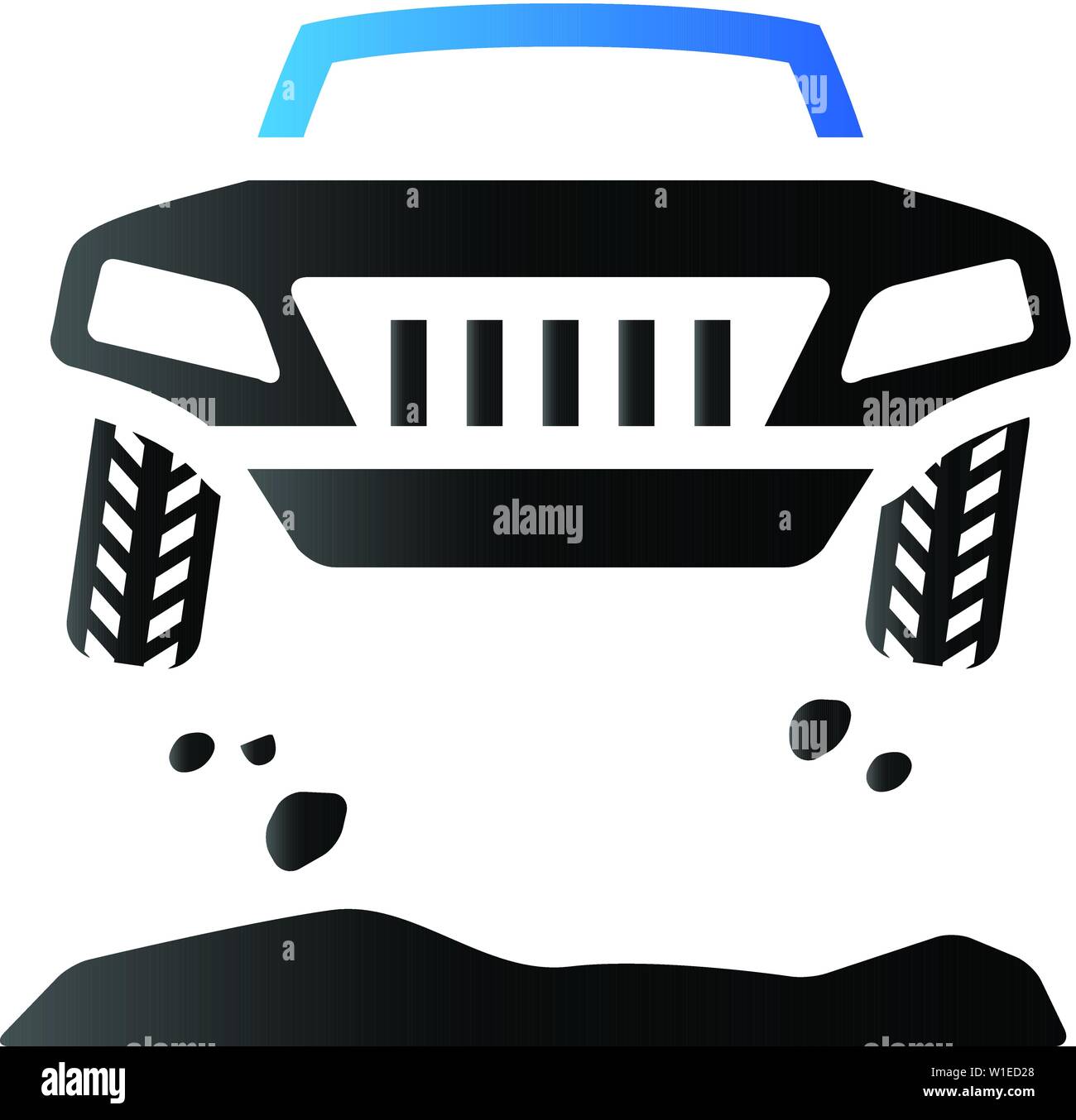 Rally car icon in duo tone color. Race championship competition Stock ...